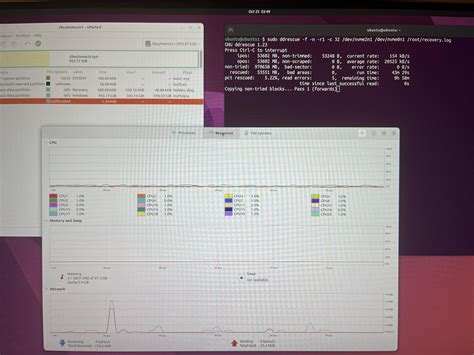 System Freezes Running Gnu Ddrescue Rdatarecovery