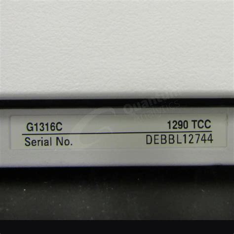 Agilent Infinity 1290 Hplc Thermostatted Column Compartment Quantum Analytics