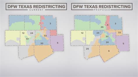 Texas Redistricting Proposed New Maps What Will Dfw Look Like