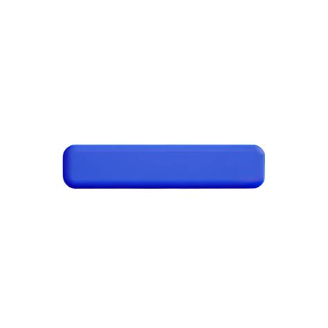 Rectangle Button D Element PNG