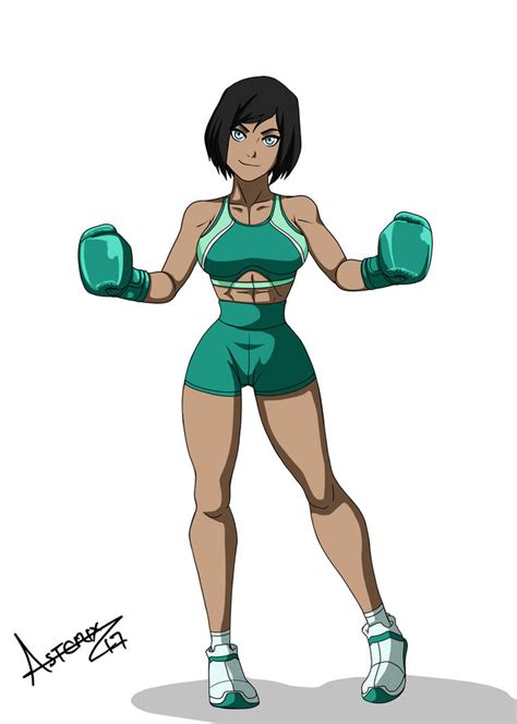 Sparring Korra Short Hair By Josuegnr1993 By Mastersaruwatari On Deviantart