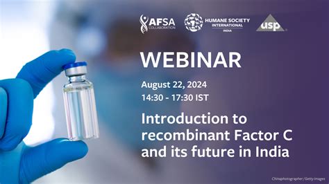Introduction To Recombinant Factor C And Its Future In India Afsa