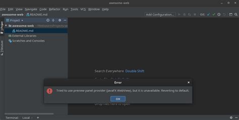 How To Fix Tried To Use Preview Panel Provider Javafx Webview
