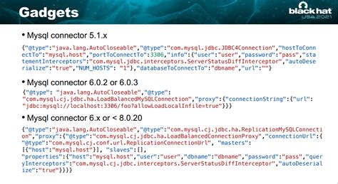 fastjson mysql gadget复现 blogpapers