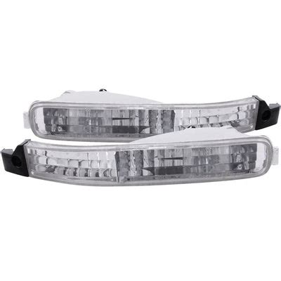 Anzo Euro Parking Lights Chrome Fits 1992 1993 Honda Accord