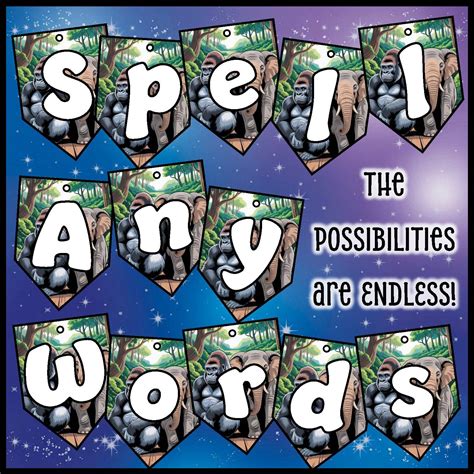 The One And Only Ivan Stage Bulletin Board Bunting Letters Classroom Wall