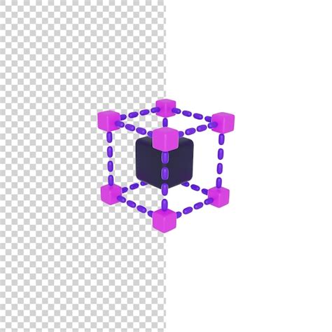 Premium Psd Cube In 3d Space Icon Isolated White Background