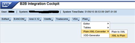 b2b integration cockpit xml to plain conversion st sap community