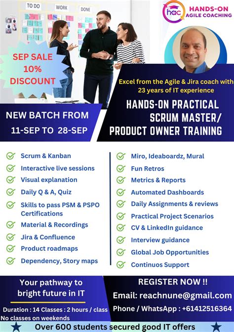 Hands On Agile Coaching Pty Ltd On Linkedin 🚀 Elevate Your Agile Skills Join Our Hands On