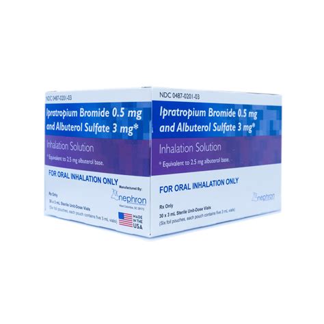 Ipratropium Bromide 05mgalbuterol Sulfate 3mg Duo Dose