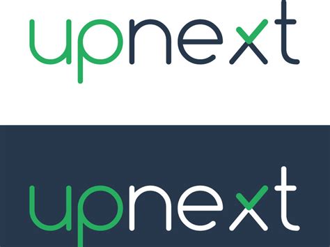 Upnext Logo By Bryan Sattler On Dribbble