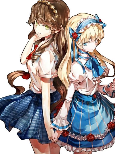 عکس انیمه دخترانه دونفره