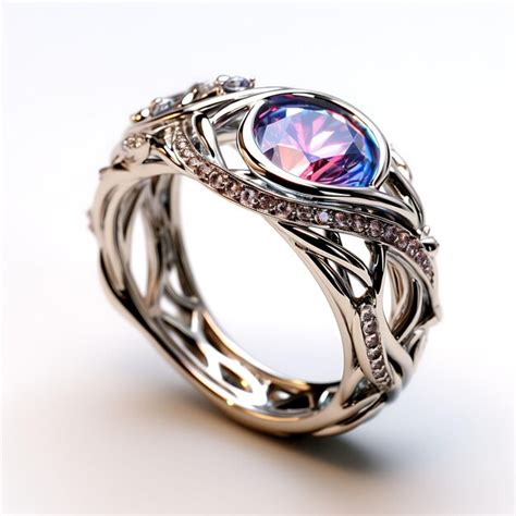 Premium Photo Ring Design Reverie Exploring The Beauty Of Isolated