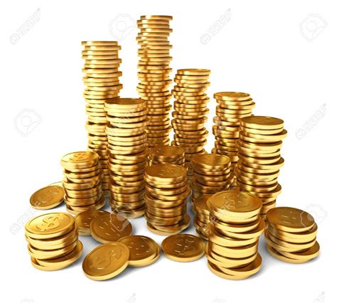 Pile Of Gold Coins Drawing