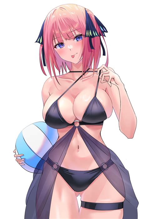 Nakano Nino Go Toubun No Hanayome Drawn By Uyufuzi S Danbooru