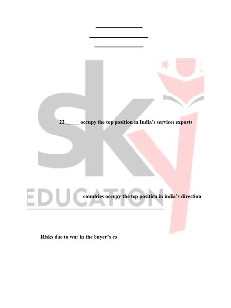 Export Marketing Objective Pdf Exports International Trade