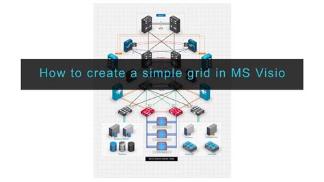 Tutorial 9 How To Create A Simple 2d Grid In Ms Visio Tutorial