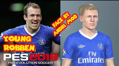 Pes 2019 Classic Patch Young Robben Face By Andri Mod Youtube