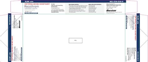 Recothrom Fda Prescribing Information Side Effects And Uses