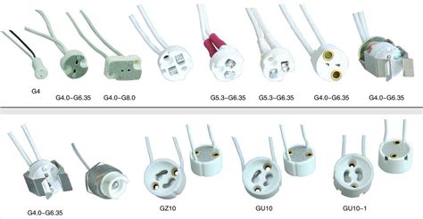 G4 Halogen Bulb Socket Ceramic Lamp Holders
