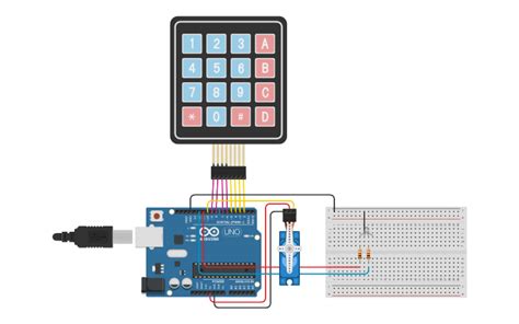 circuit design servo keypad tinkercad