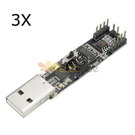 3pcs 3 In 1 Usb To Rs485 Rs232 Ttl Serial Port Module 2mbps Cp2102 Chip Board
