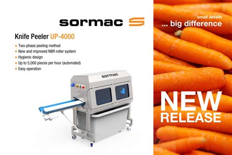 Sormac Ltd Vegetable Processing Equipment On Linkedin Carrotpeeling