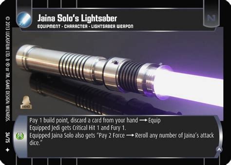 Jaina Solo Lightsaber