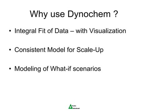 Scale Up Of Safety Data Using Dynochem Tom Vickery PDF Commodities Economy