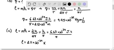 A What Is The Angular Momentum L Of The Electro…