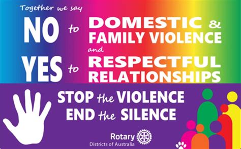 Say No To Domestic Violence Rotary Club Of Alice Springs