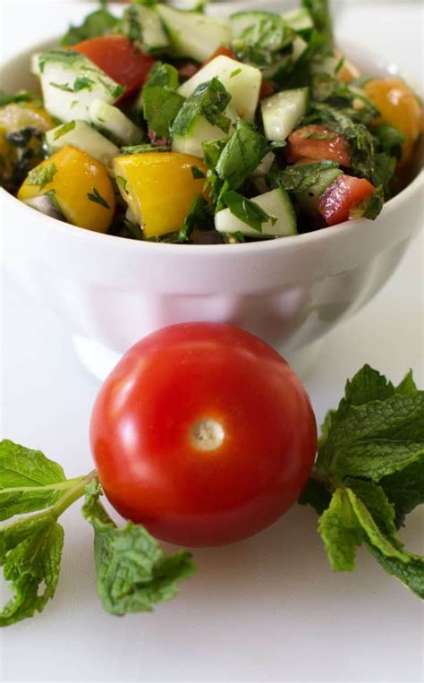 Tomato Cucumber Mint Salad A Summery Treat Mother Would Know