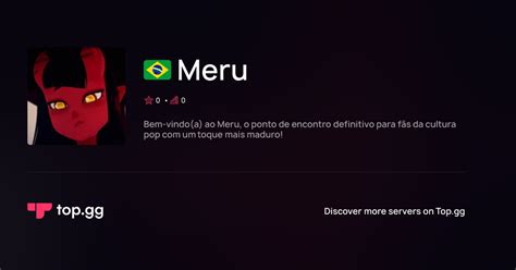 Join 🇧🇷 Meru Discord Server The 1 Discord Server List