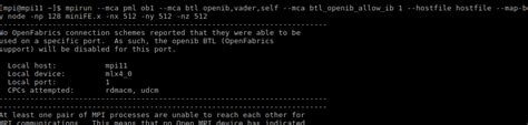 Error Initializing An UCX OpenFabrics Device Issue Open Mpi Ompi GitHub