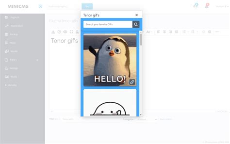 Free Tenor  Plugin For Tinymce 5 And 6 Insert Animated S
