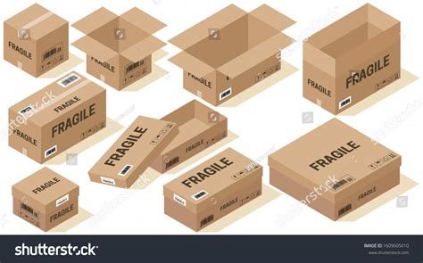 Different Size Delivery Box Over 291 Royalty Free Licensable Stock Vectors Vector Art
