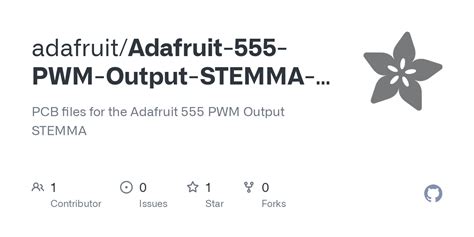 Github Adafruitadafruit 555 Pwm Output Stemma Pcb Pcb Files For The
