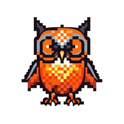 54 000 Pixel Art Owl Pictures