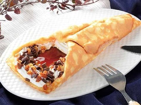 더쿠 음식 간식 로손 「크레페 츠츠미 푸딩and바나나 」 발매