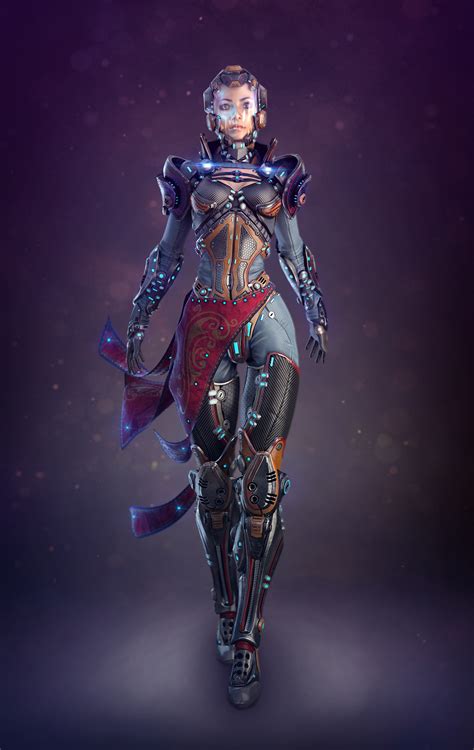 Sci Fi Girl On Behance