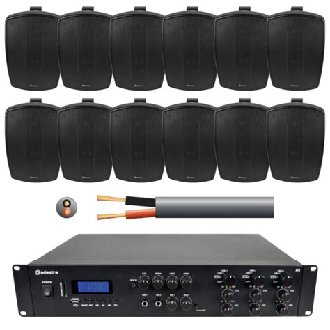 Multi Zone Bluetooth Music System With Premium Indooroutdoor Speakers