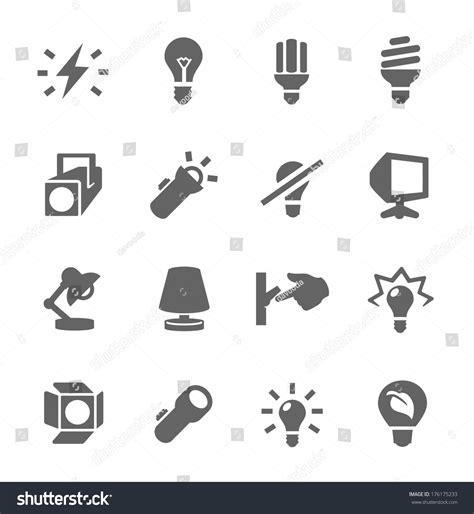 Simple Set Light Source Related Vector Stock Vector Royalty Free Shutterstock