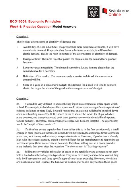 eco10004 practice questions model answers week4 eco10004 economic
