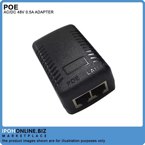 Buy Ipohonline POE Power Supply V A PoE Injector Adapter UK Plug Wall Power Over Ethernet