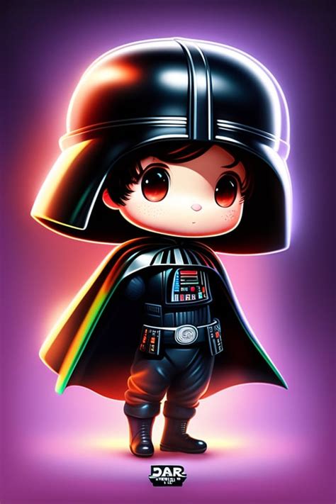 Cute Darth Vader Chibi