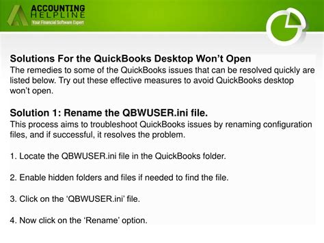 PPT Quickly Resolving The Problem Of QuickBooks Not Opening PowerPoint Presentation ID