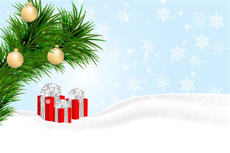 선물 상자 전나무 가지와 크리스마스 공 메리 크리스마스와 새 해 복 많이 받으세요 배경 현대적인 디자인입니다 포스터 배너 전단지 카드에 대 한 보편적인 배경 겨울에 대한