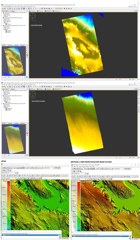 Dem Resulted From Sentinel 1 Insar Are Very Similar To Srtm S1tbx Step Forum