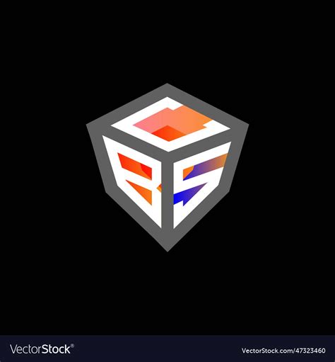 Cbs Letter Logo Creative Design With Graphic Vector Image