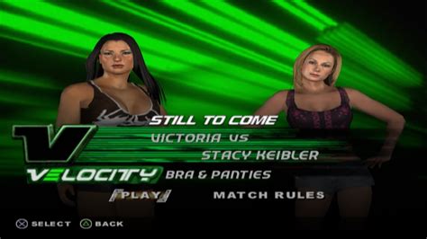 Wwe Smackdown Vs Raw Victoria Vs Stacy Keibler Stacy Keibler